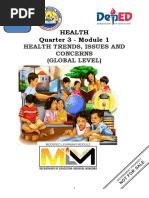 Grade 10 HEALTH Q4 Module 1 | PDF | Goal | Health Professional