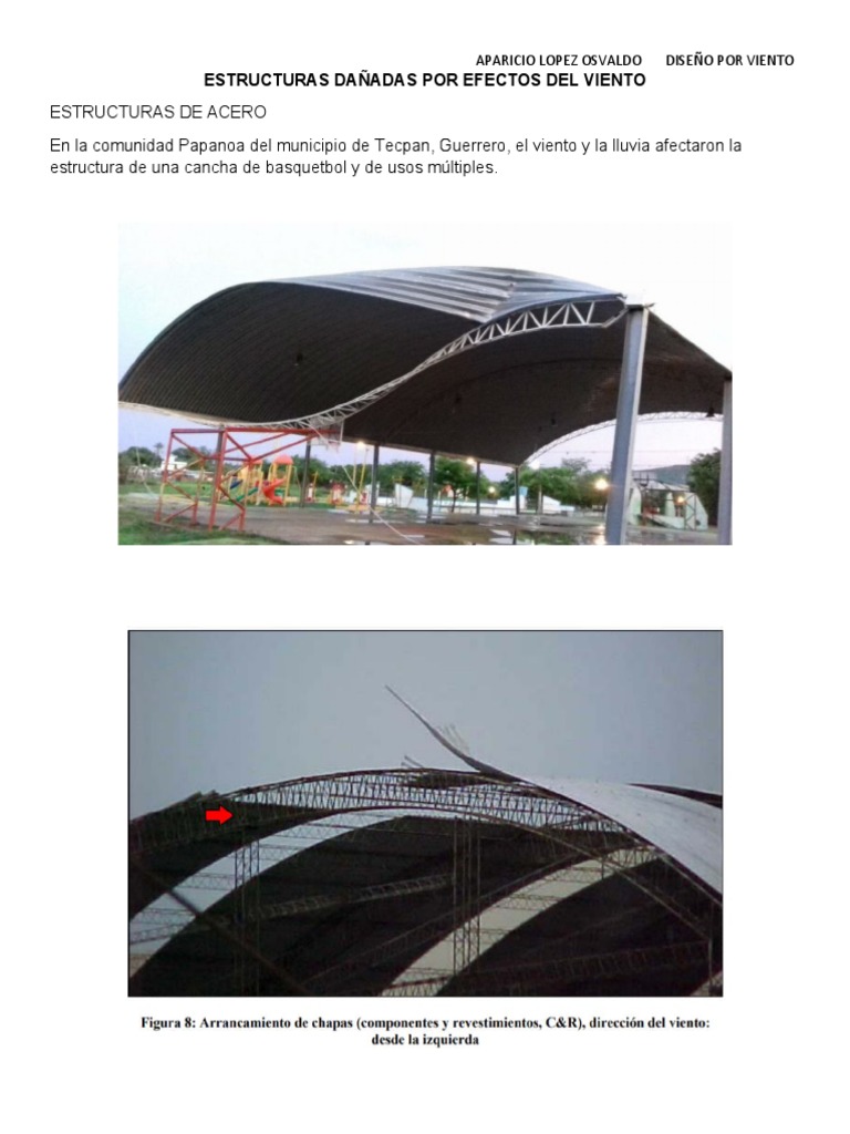 Estructuras Dañadas por Viento en Guerrero | PDF | Hogar, jardinería y ...