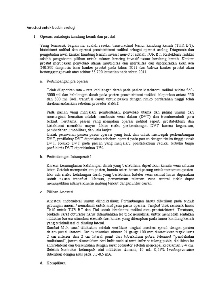 Askan Urologi | PDF | Kesehatan Holistik