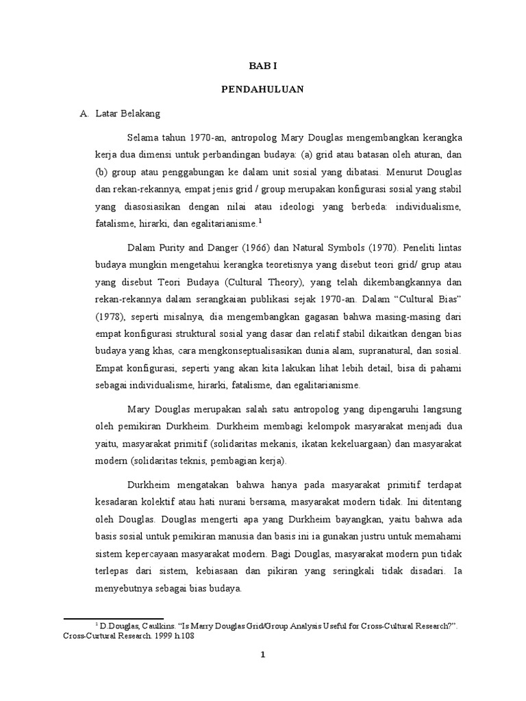 Grid Group Cultural Theory | PDF | Ilmu Sosial
