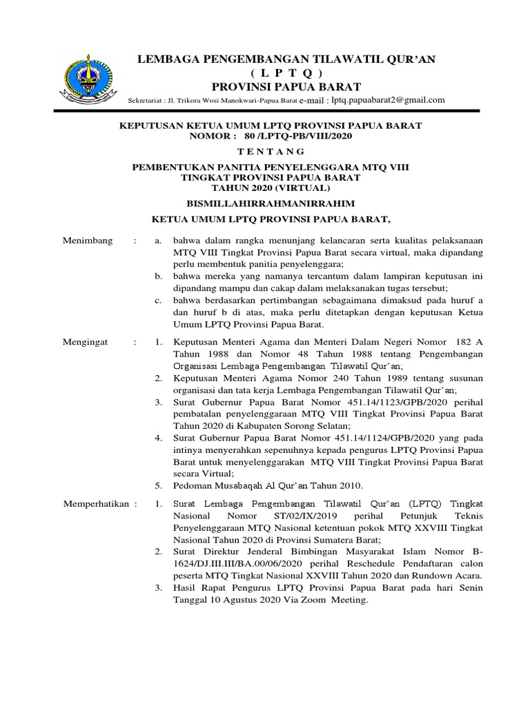 SK PAN MTQ VIRTUAL 2020 Ok | PDF