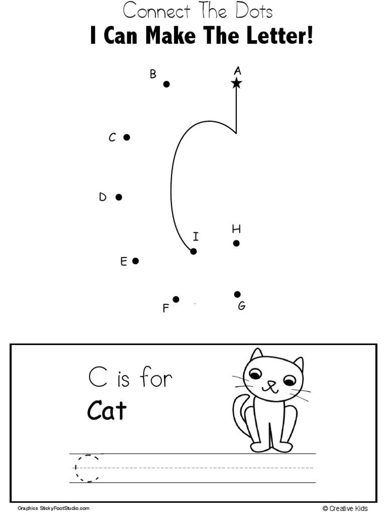 Letter-C-Dot-to-Dot