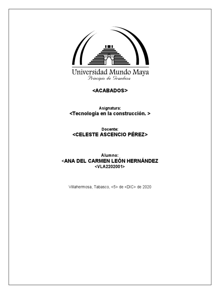 Acados de Pisos, Muros, Techos y Azotea Arquitectura | PDF | Loseta ...