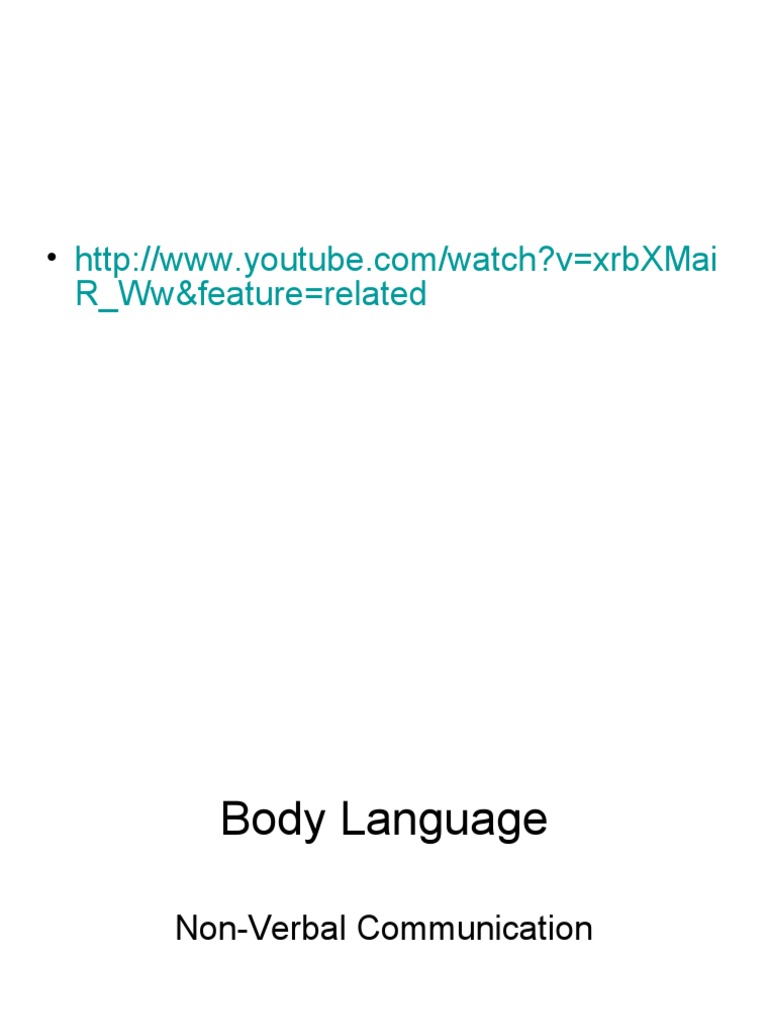 Body Language | PDF | Body Language | Forehead