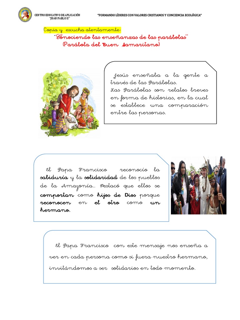 Conociendo Las Enseñanzas de Las Parábolas | Descargar gratis PDF ...