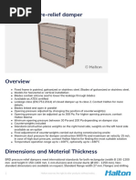 Non-Return/Pressure Relief Dampers | PDF | Duct (Flow) | Mechanical ...