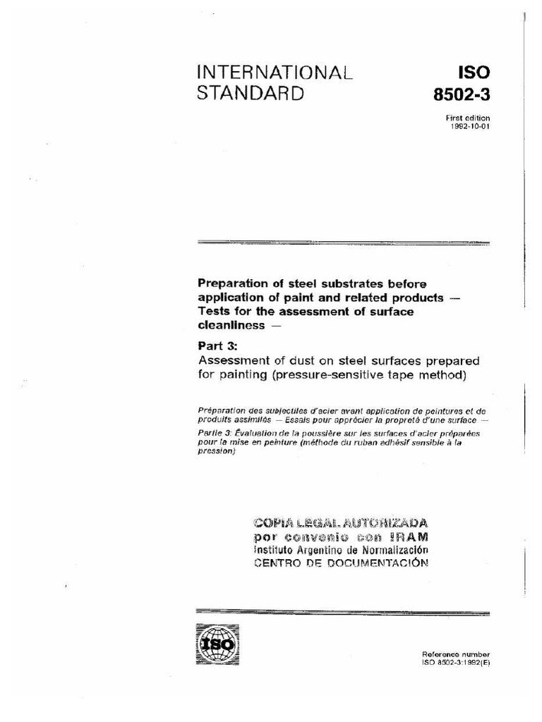 Iso 8502 3 PDF | PDF
