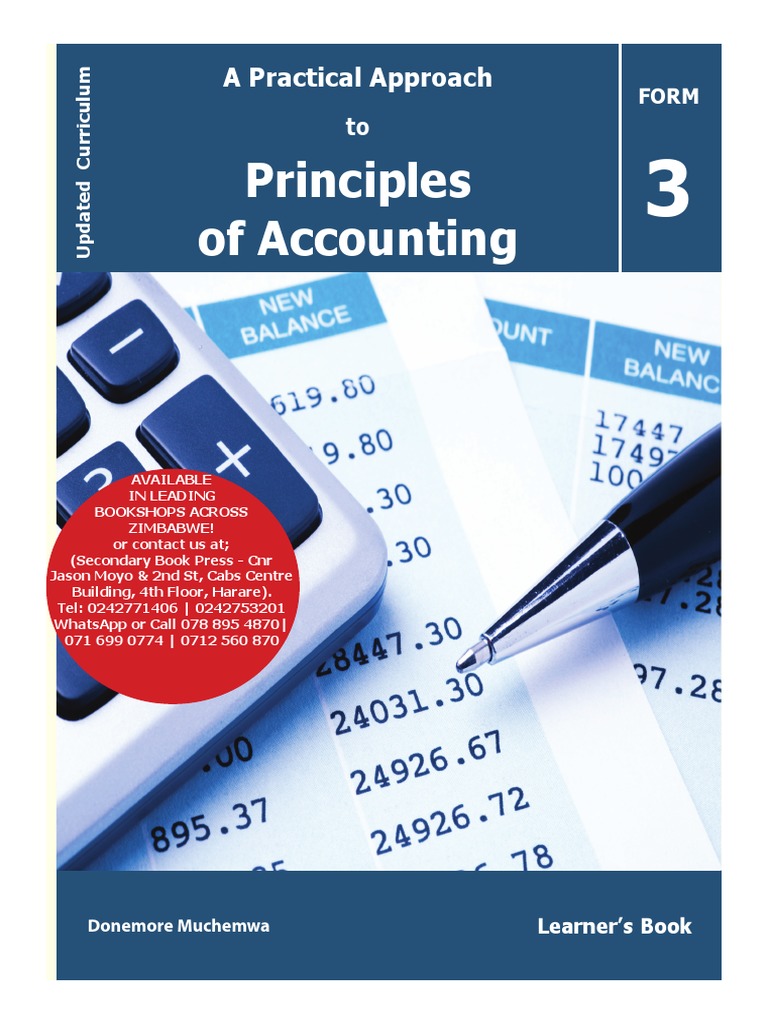 Form 3 Accounting Principles Guide | PDF | Bookkeeping | Debits And Credits