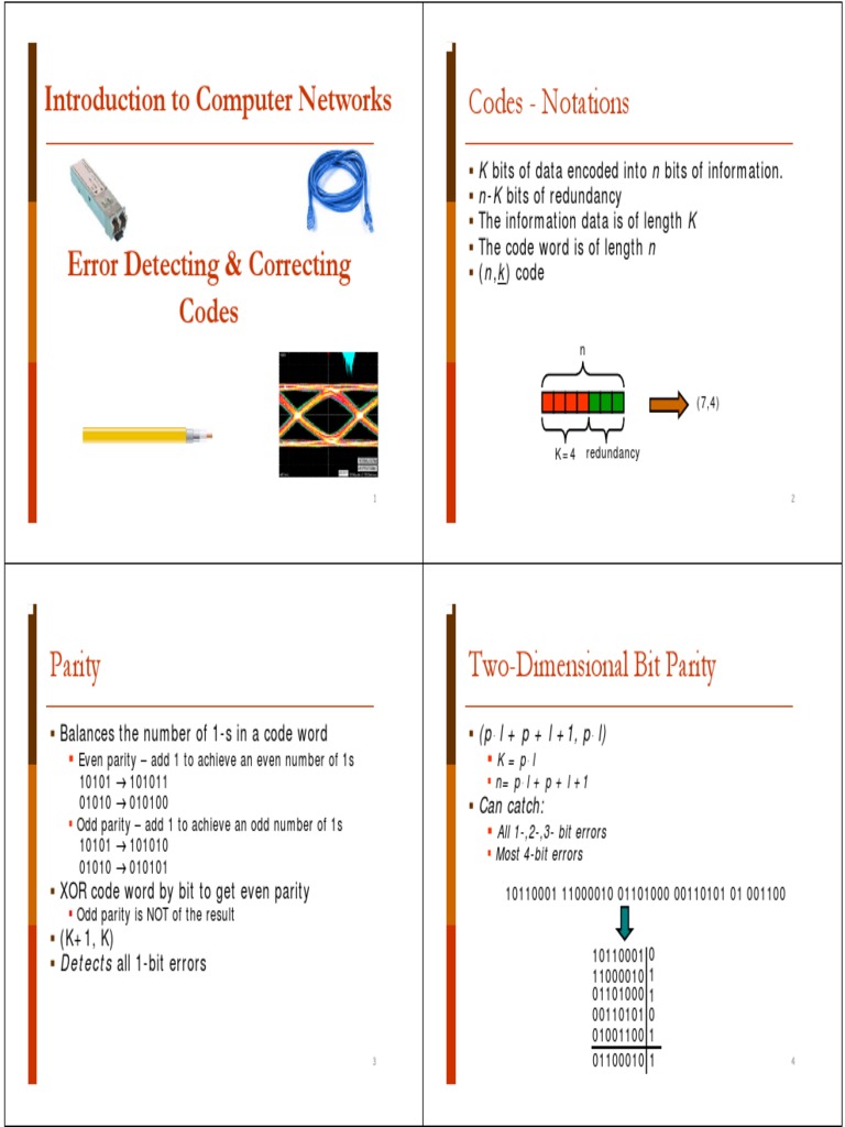 Codes - Notations: Introduction To Computer Networks | PDF | Encodings ...