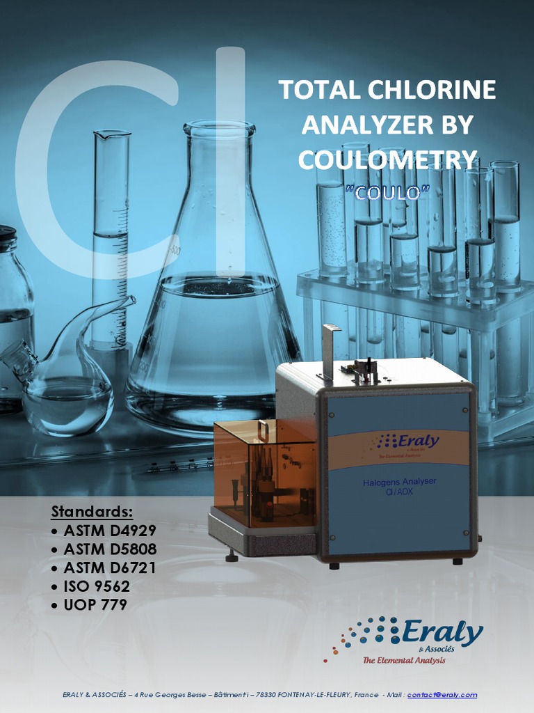 Standards: ASTM D4929 ASTM D5808 ASTM D6721 ISO 9562 UOP 779 | Download ...