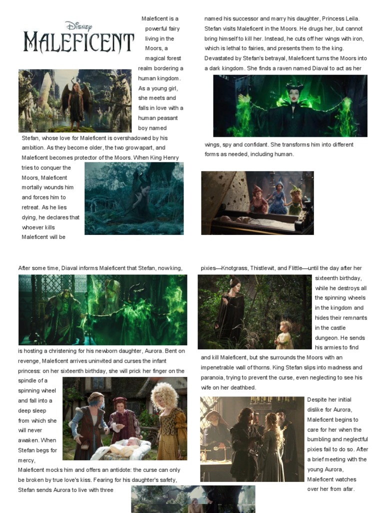Maleficent Is A Powerful Fairy Living in The Moors