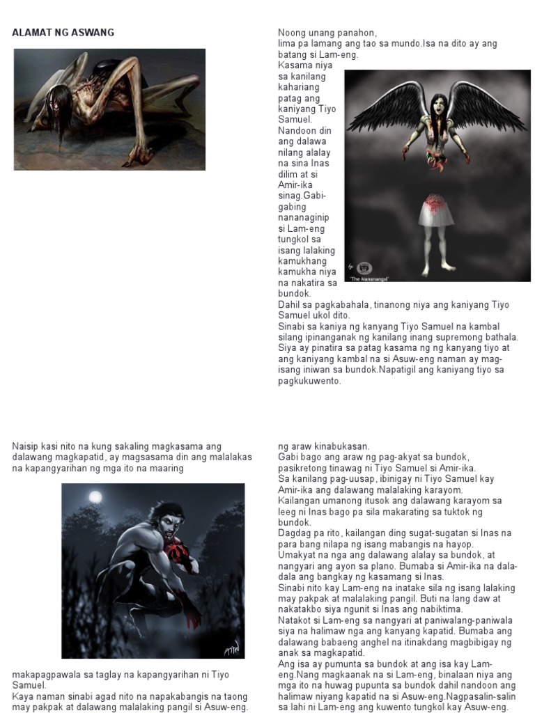 Alamat NG Aswang | PDF