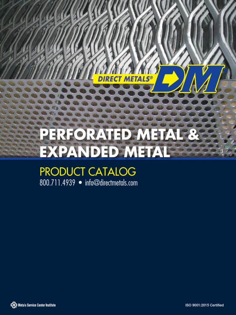 Perforated Expanded Catalog New | Download Free PDF | Sheet Metal ...