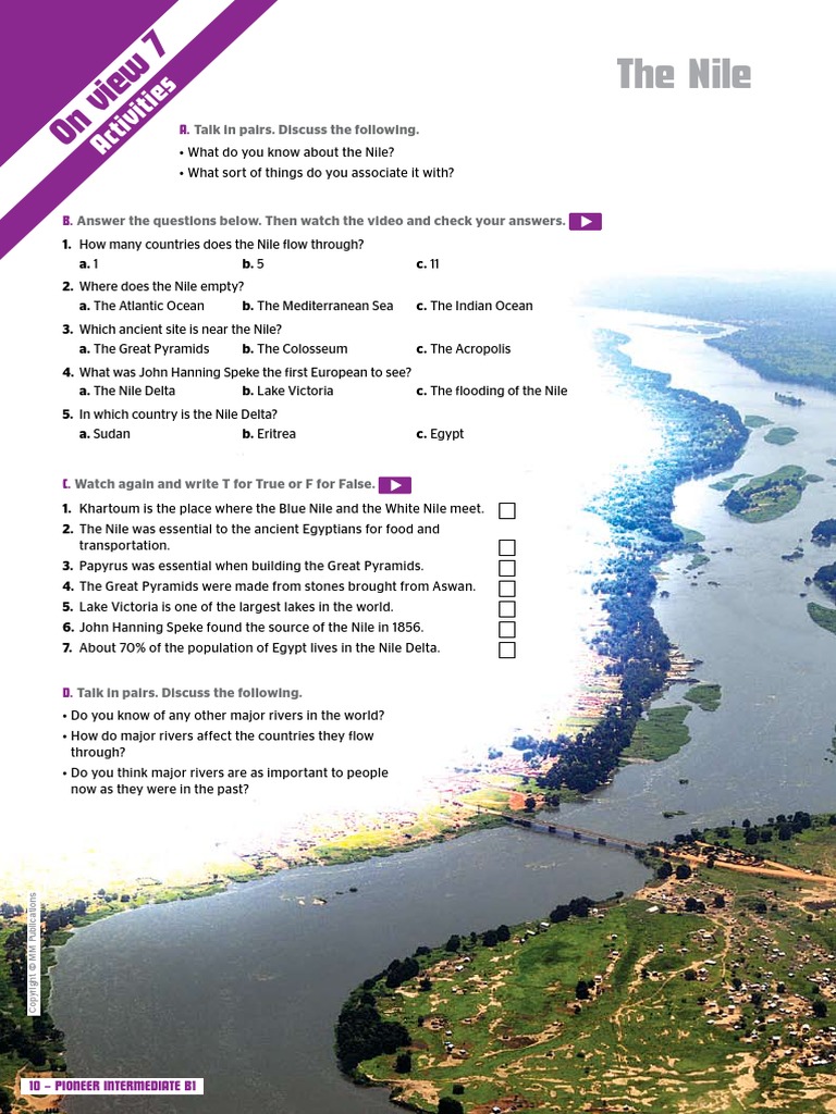 Pioneer B1 - On View - Module 7 | PDF | Nile | Ancient Egypt