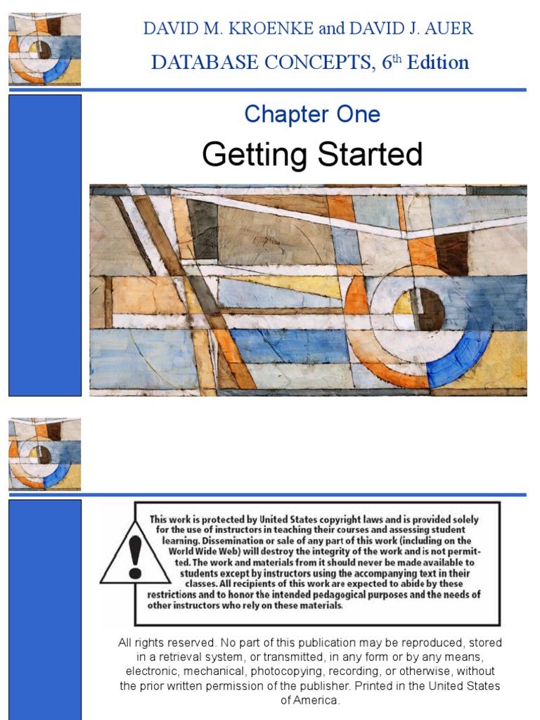 Kroenke Dbc6e PP Ch01 | PDF | Sql | Databases