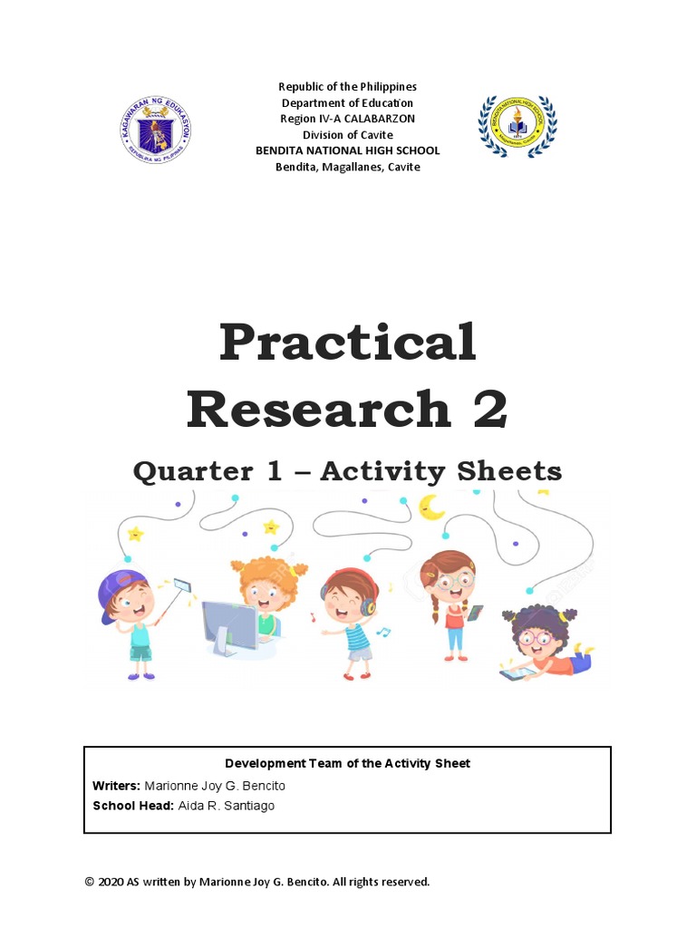 Bencito, MJG Activity Sheets PR2 WK 1 2020-2021 | Download Free PDF | Semantic Web | Web 2.0