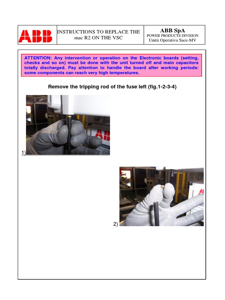 Replacing MAC R2 on ABB VSC | PDF