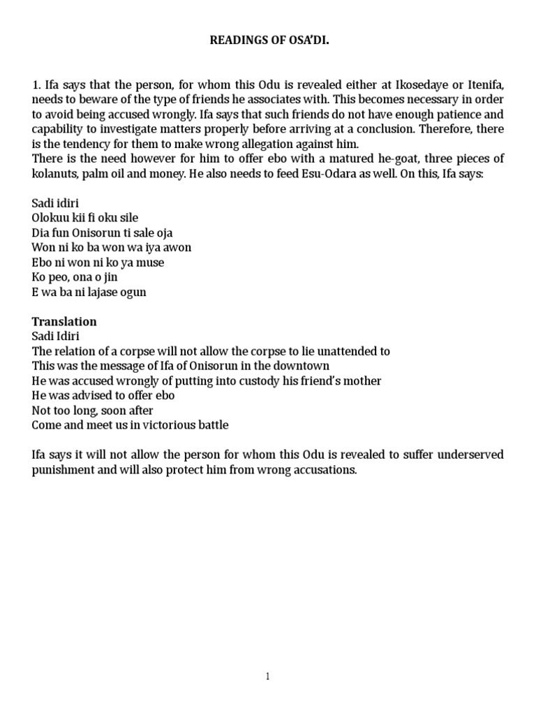 4 Osa Odi | PDF | Nature