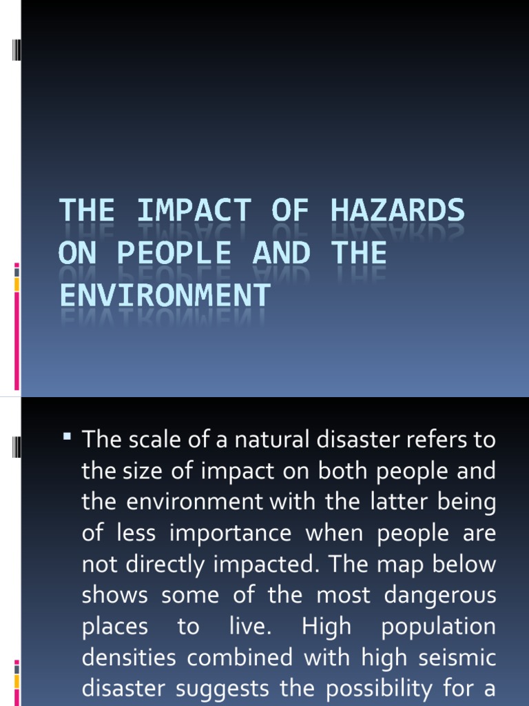 The Impact of Hazards On People and The | PDF | Hazards | Earthquakes