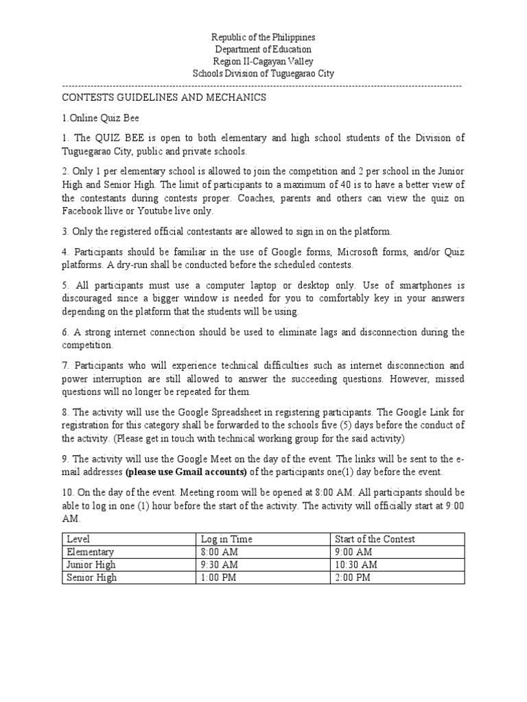 Contests Guidelines and Mechanics | PDF | Software | Computing