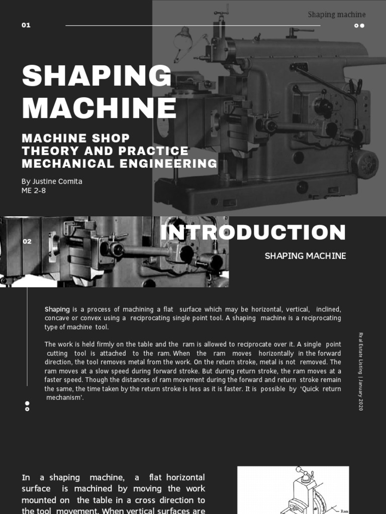 Shaping Machine: Machine Shop Theory and Practice Mechanical ...
