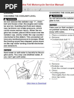 Full Motorbike Service Checklist | PDF