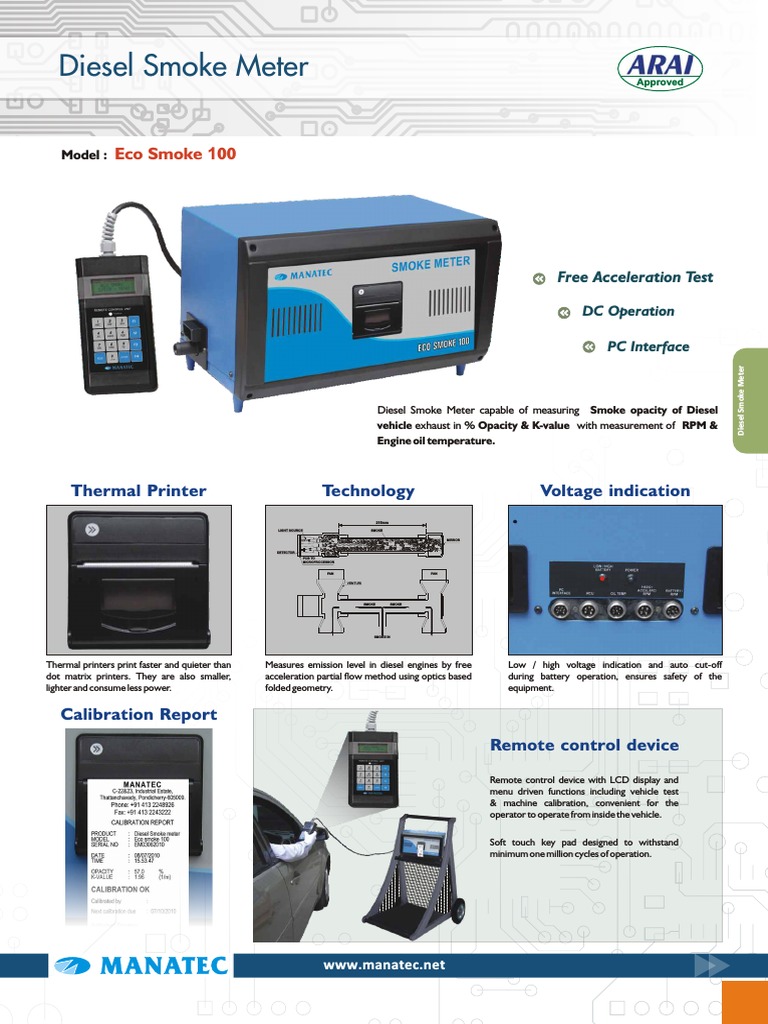 Smoke Meter | PDF | Power Supply | Calibration