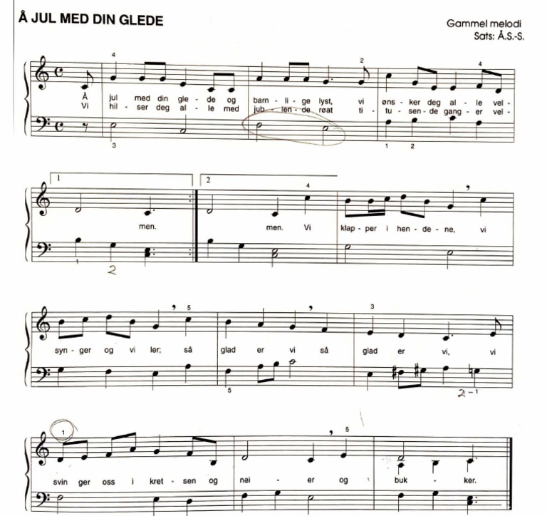 Å Jul Med Din Glede | PDF