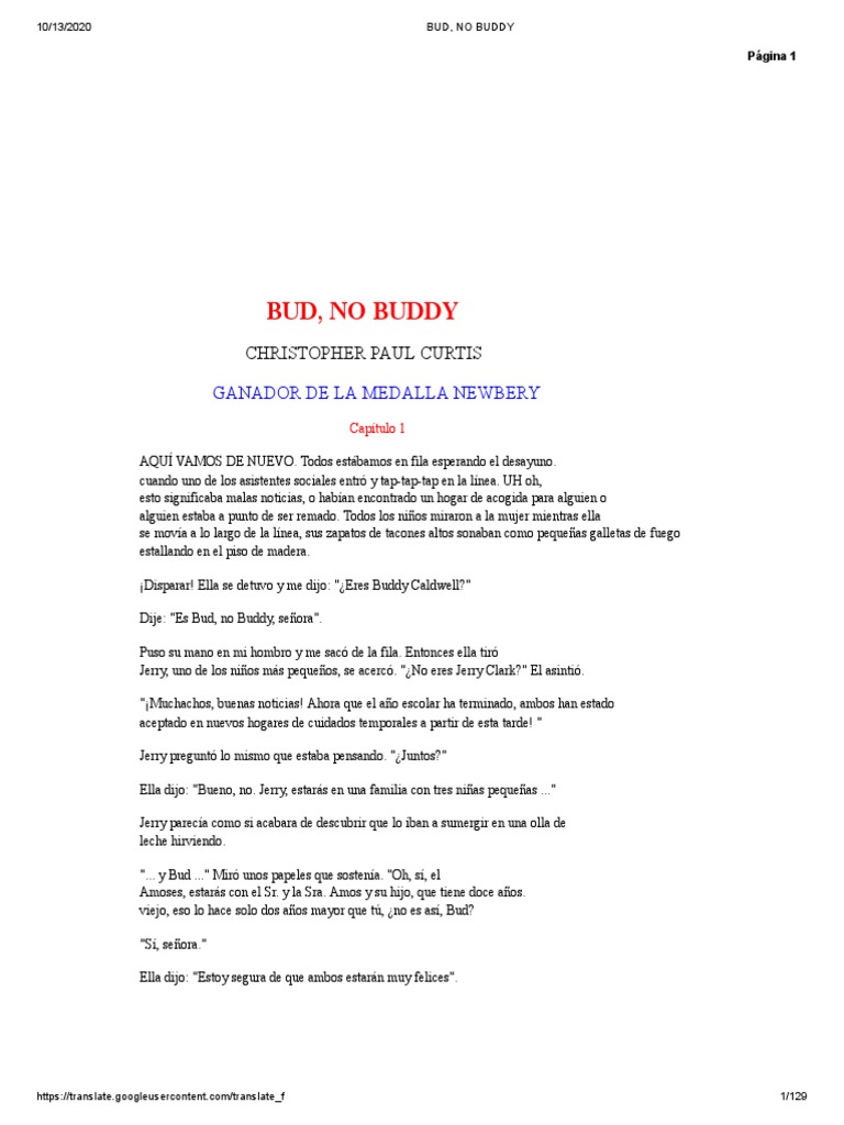 Bud, No Buddy - Traducido | PDF | Vampiros | Naturaleza
