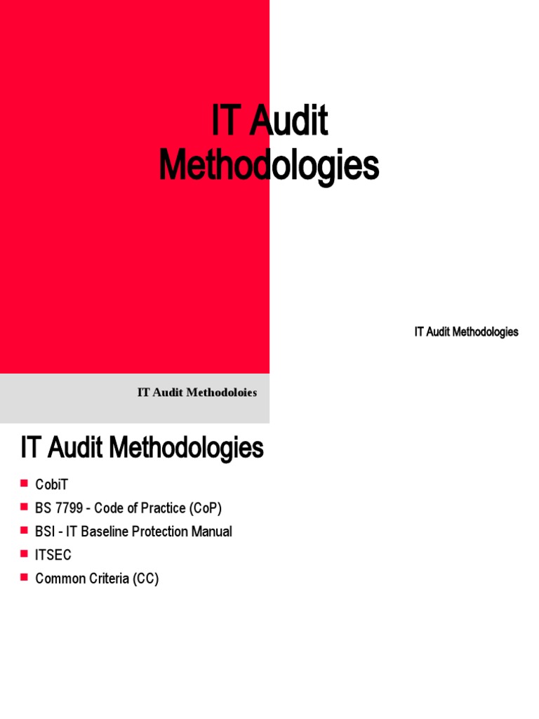 IT-Audit Methodologies | PDF | Information Security | Audit