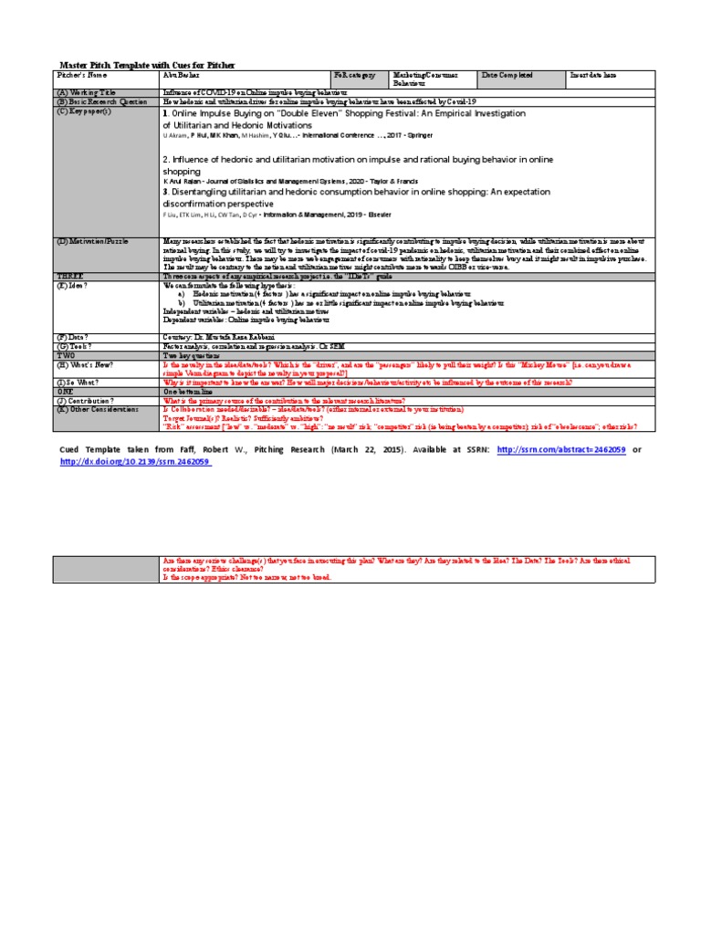 Master Pitch Template With Cues For Pitcher | PDF | Behavior | Motivation