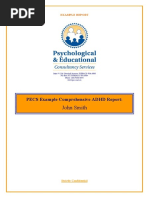 DKEFS Sample Report | PDF | Accuracy And Precision | Fluency