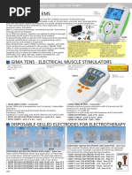 Electrode Placement For Electric Stimulation Charts | PDF