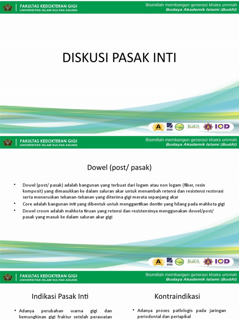 Diskusi Pasak Inti | PDF