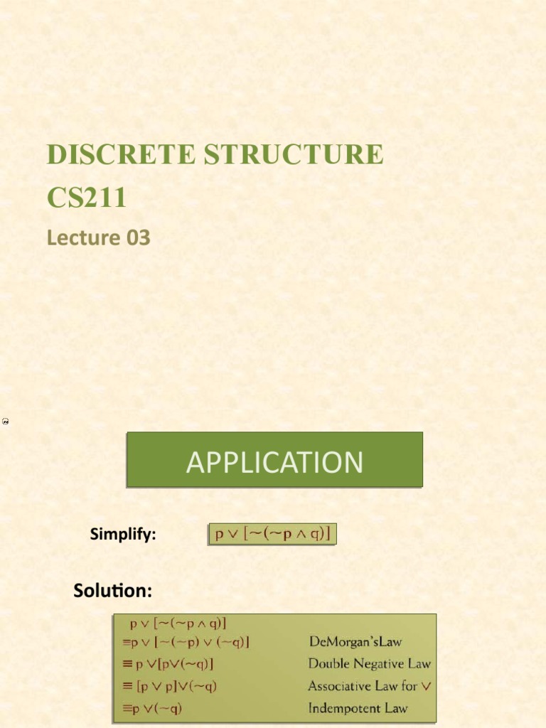 Discrete Structure CS211 | PDF
