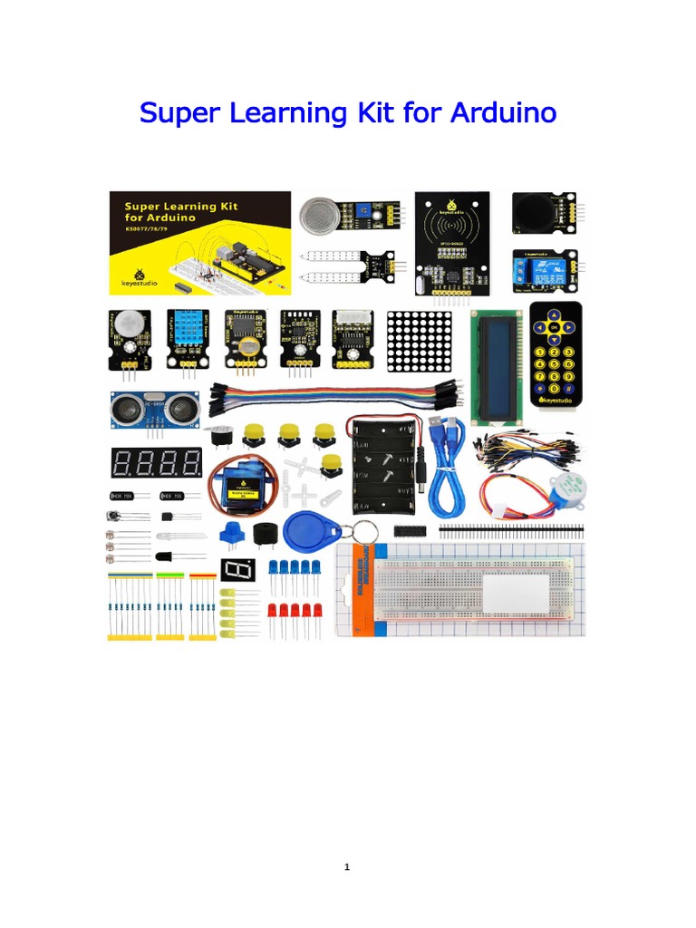 KS0077 (78,79) Super Learning Kit For Arduino | PDF | Arduino | Electronic Circuits
