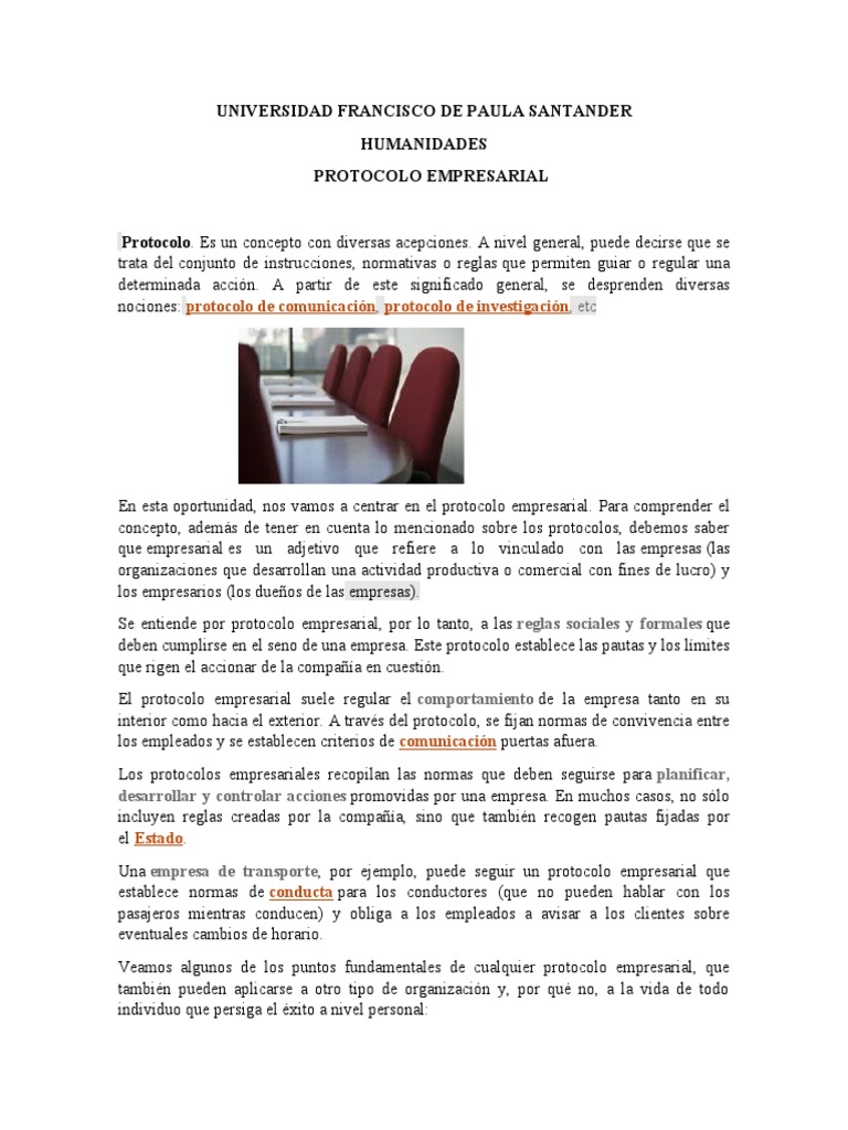 Mapa Mental 4 Protocolo Empresarial | PDF | Empresas | Comportamiento