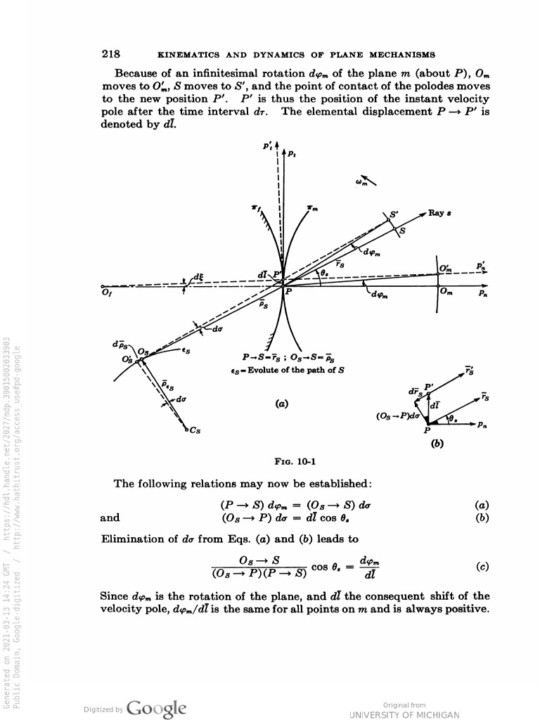 The Inflection Circle Euler-Savaray Equation 2 | PDF | Kinematics ...