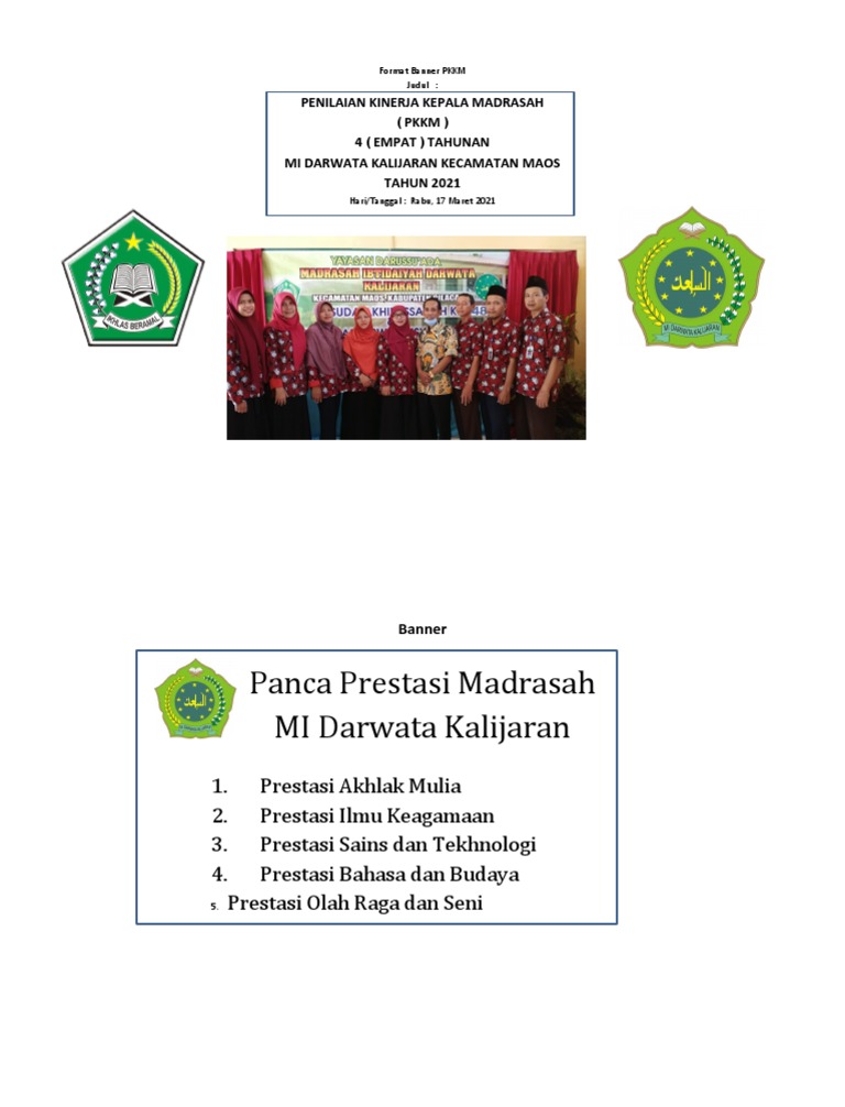 Banner PKKM Madrasah 2021 | PDF