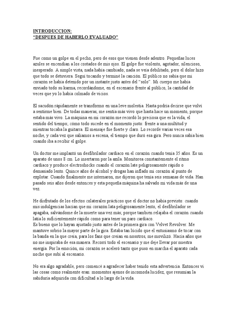 Slash Autobiography Espanol | PDF | David Bowie | Charles Manson