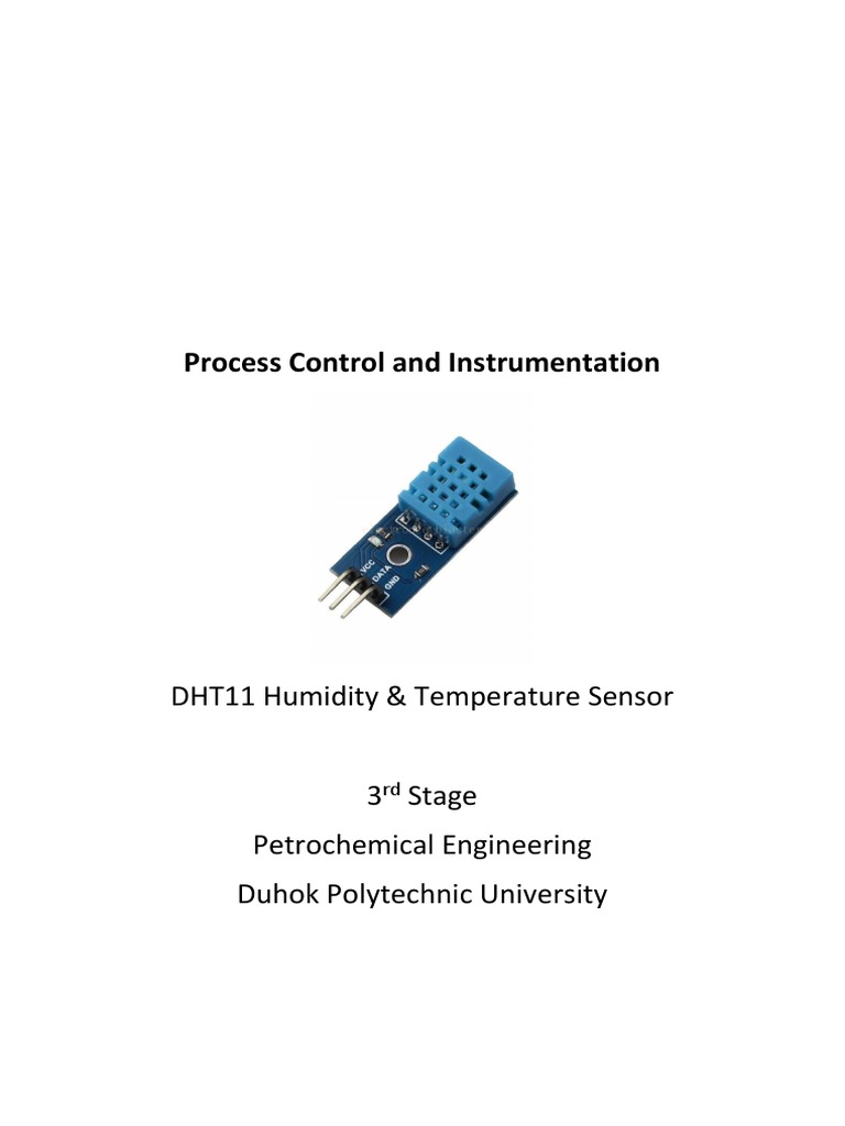 Lab 3. DHT11 | PDF | Sensor | Arduino