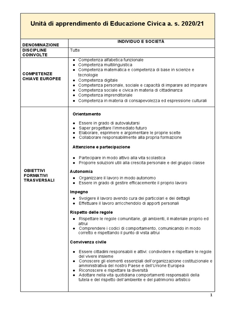 Uda Educazione Civica | PDF