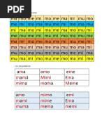 Silabas Mezcladas | PDF