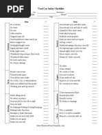 Pre-Delivery Inspection Checklist - New Car | PDF | Technology ...
