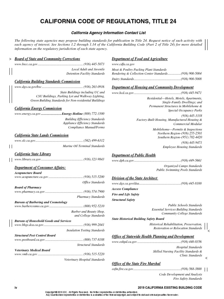 5 California Code of Regulations, Title | PDF | Mobile Home | Home & Garden