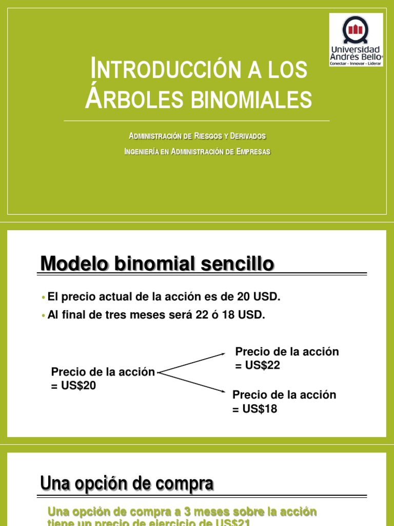 Introduccion A Los Árboles Binomiales (Correct | PDF | Mercados ...