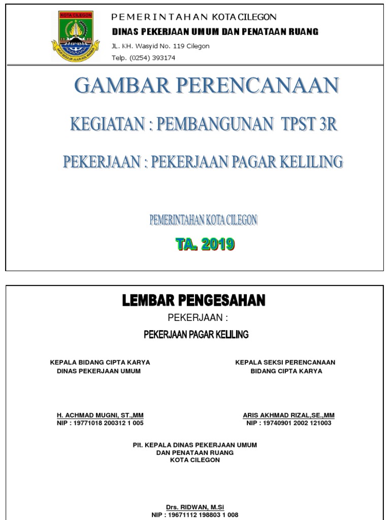 Gambar Pagar Keliling OKE | PDF