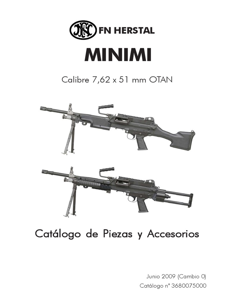 2.ametralladora Minimi Cal. 7.62 Mm. T.R., Culata Fija.-1 | PDF ...