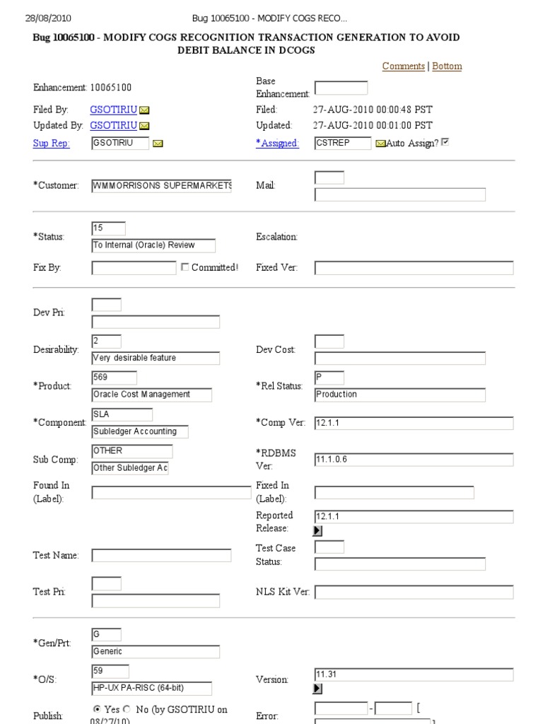 Fix COGS Recognition to Prevent Debit Balance | PDF | Debits And ...