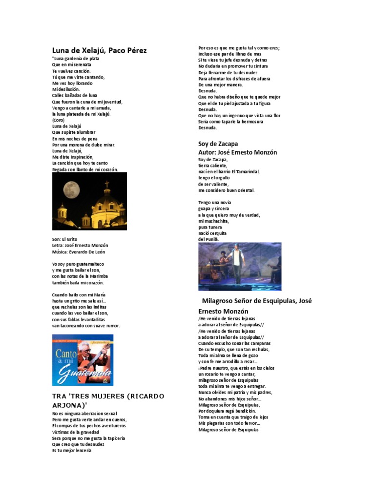 10 Canciones Populares | PDF | Entretenimiento (general) | Religión y ...